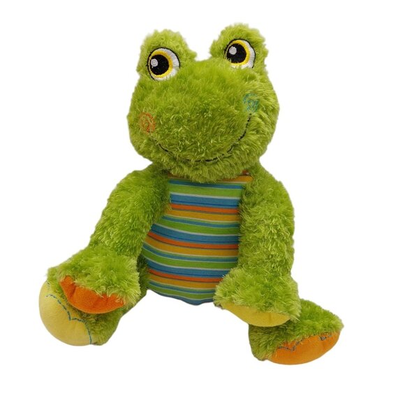 Dan Dee | Toys | Dan Dee Striped Frog Plush Toy Green Multicolored ...